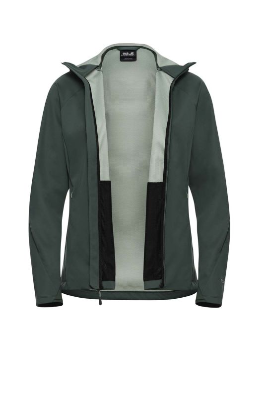 JACK WOLFSKIN Skyvail Jas Dames Outdoorjas Groendonker kopen?